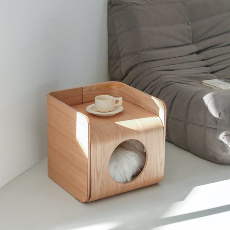 Niche design pour chat et appoint