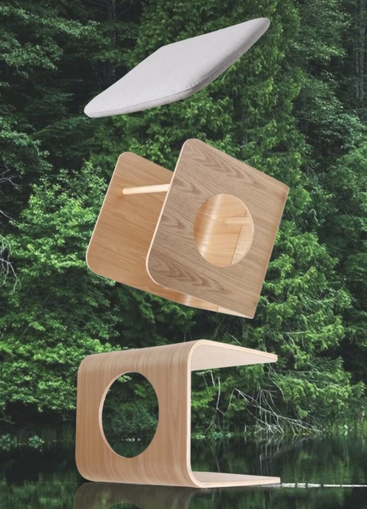 Niche design pour chat et appoint